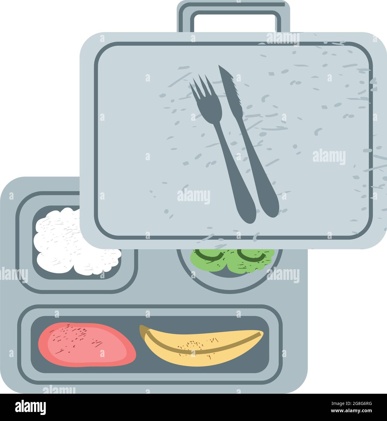 food in portable tray Stock Vector Image & Art - Alamy