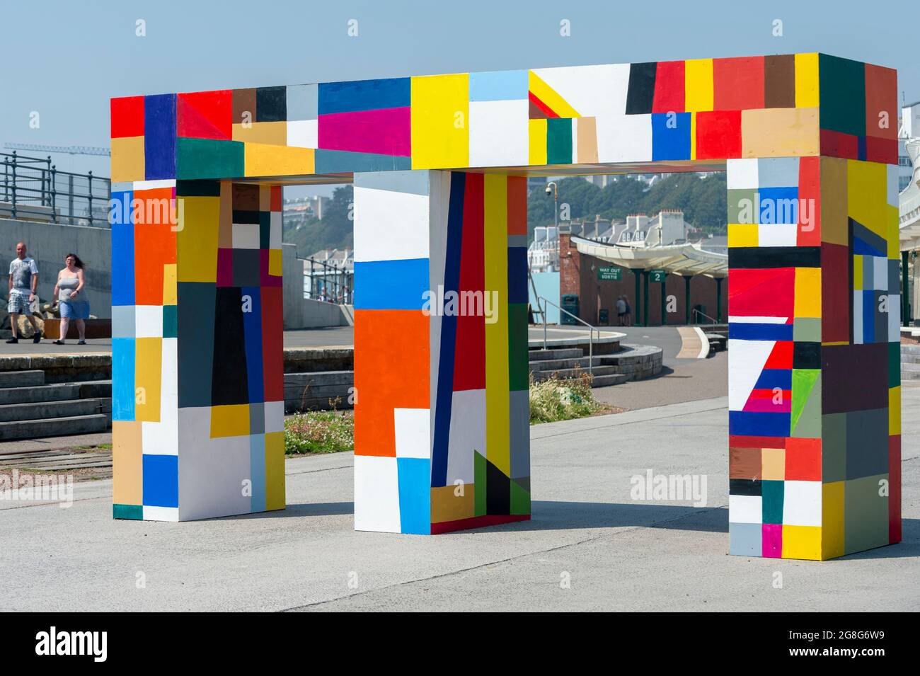 Folkestone, UK. 20 July 2021. “Atsia u e agbo nu” (Gateways of the Sea ...