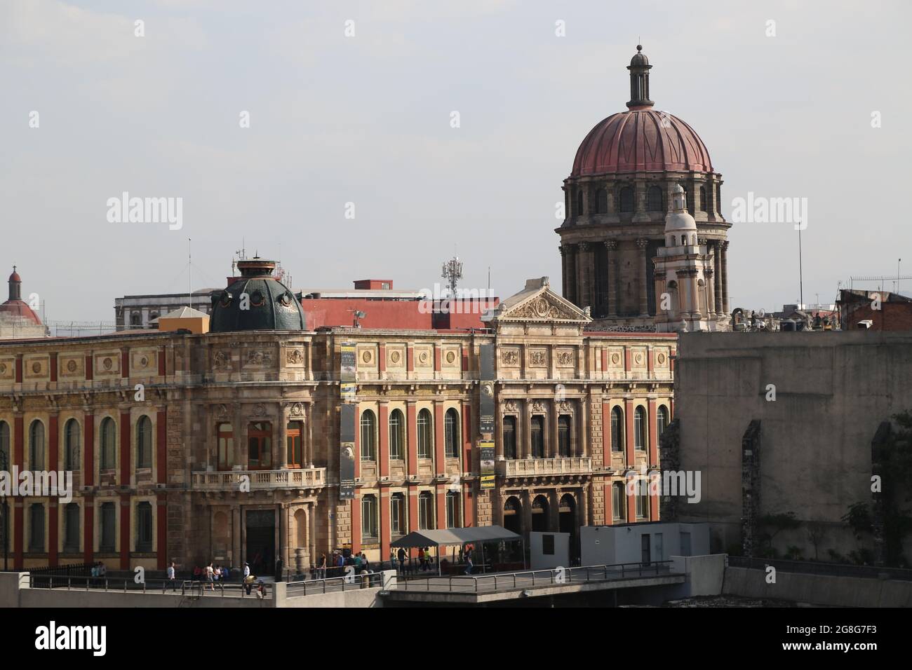 Ancient buildings in the historic center of Mexico City Stock Photo - Alamy