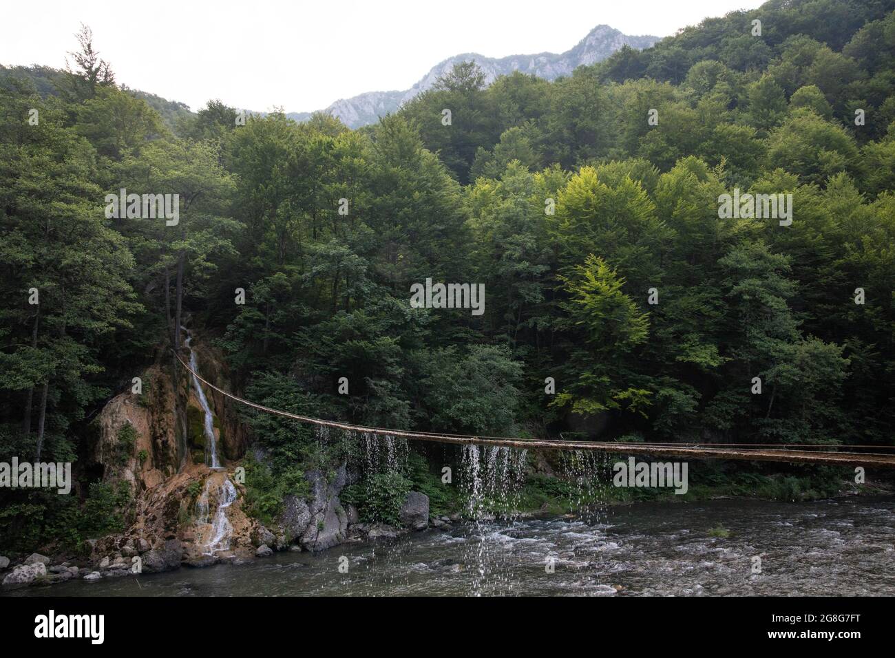 Sipote waterfall in Romania Stock Photo - Alamy