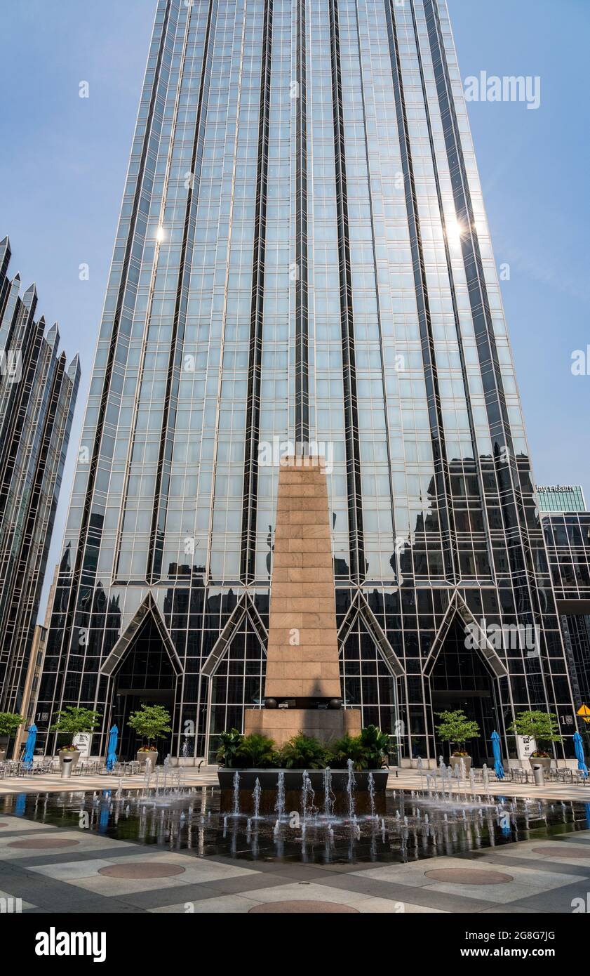 Pittsburgh, PA - 5 July 2021: Modern architecture in PPG Place in ...