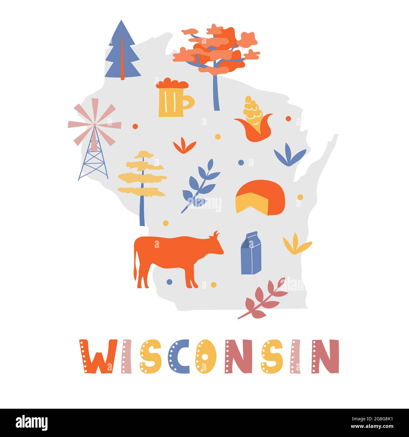 State Symbols Of Wisconsin
