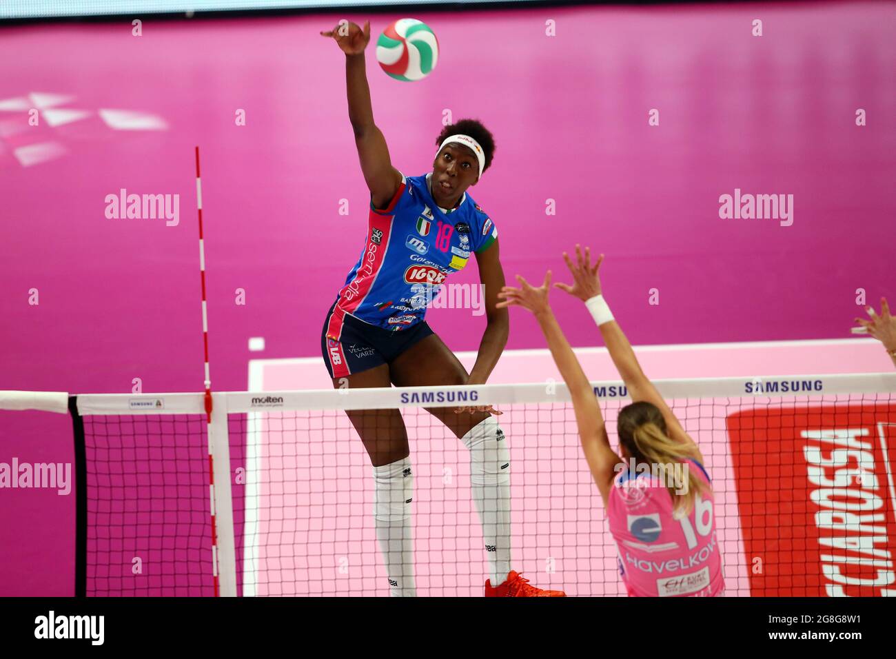 Paola Egonu Team Italy and Imoco Volley Conegliano volleyball player ...
