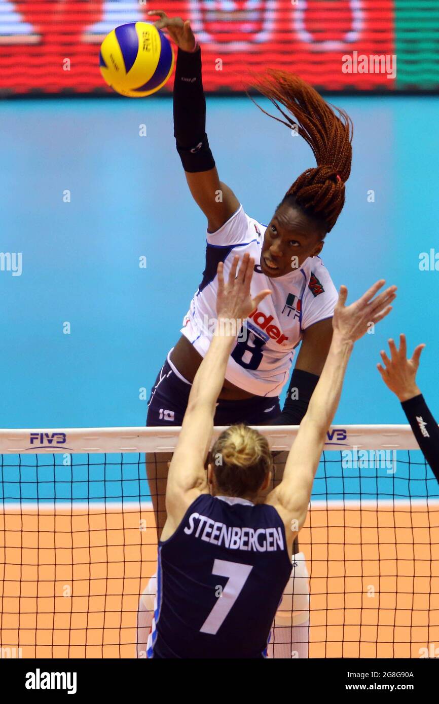 Paola Egonu Team Italy and Imoco Volley Conegliano volleyball player ...