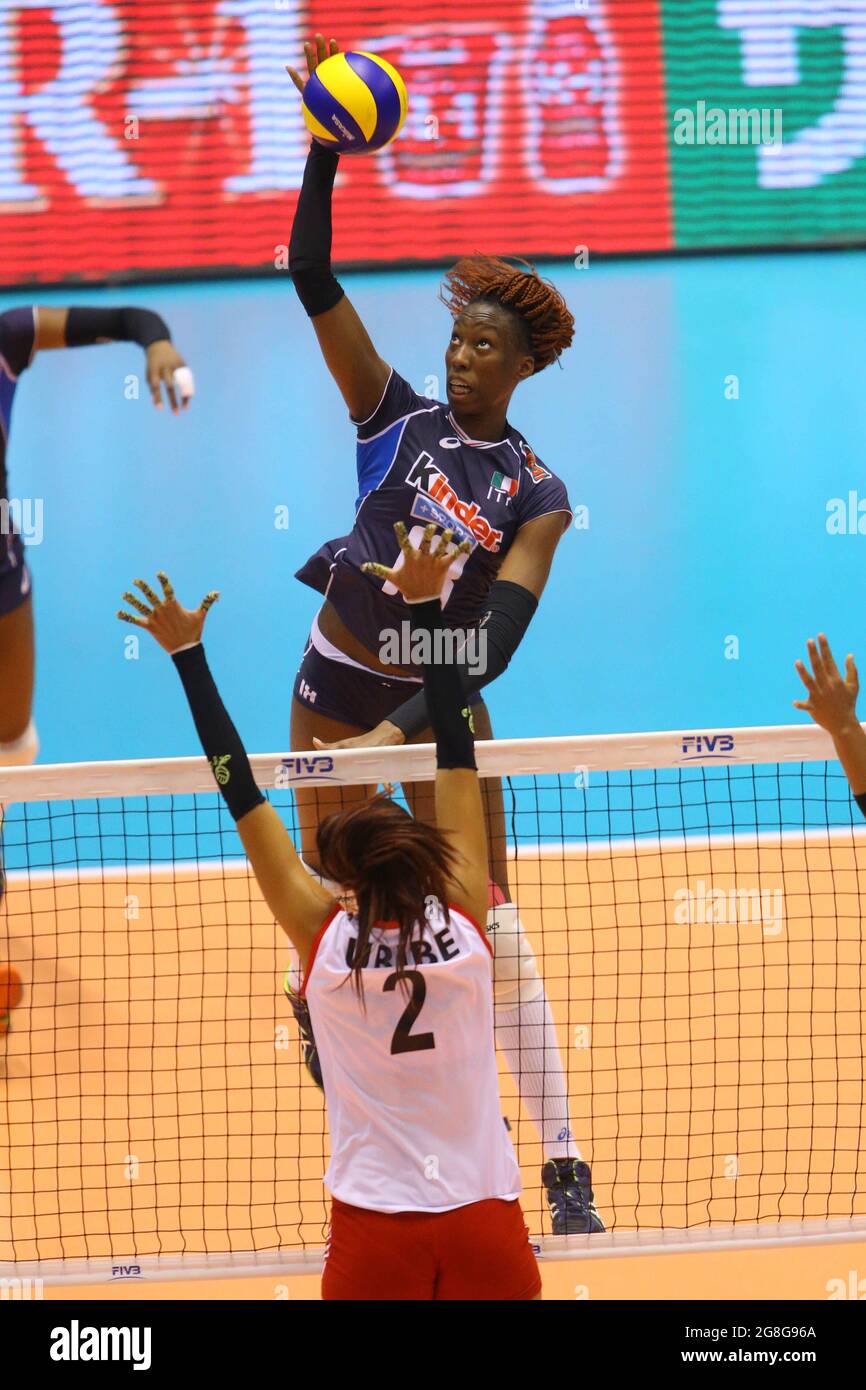 Paola Egonu Team Italy and Imoco Volley Conegliano volleyball player ...