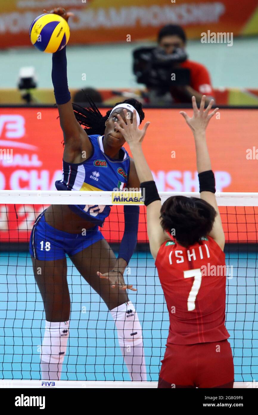 Paola Egonu Team Italy and Imoco Volley Conegliano volleyball player ...