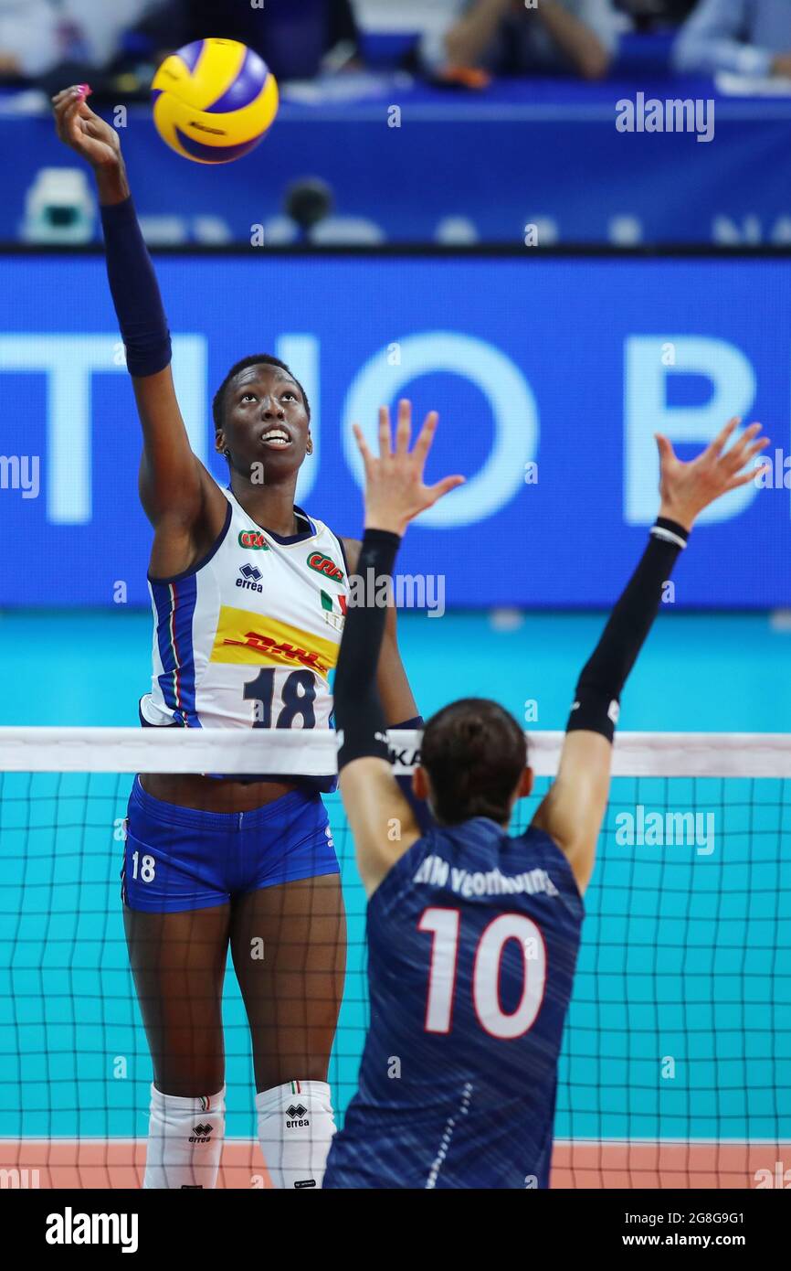 Paola Egonu Team Italy and Imoco Volley Conegliano volleyball player ...