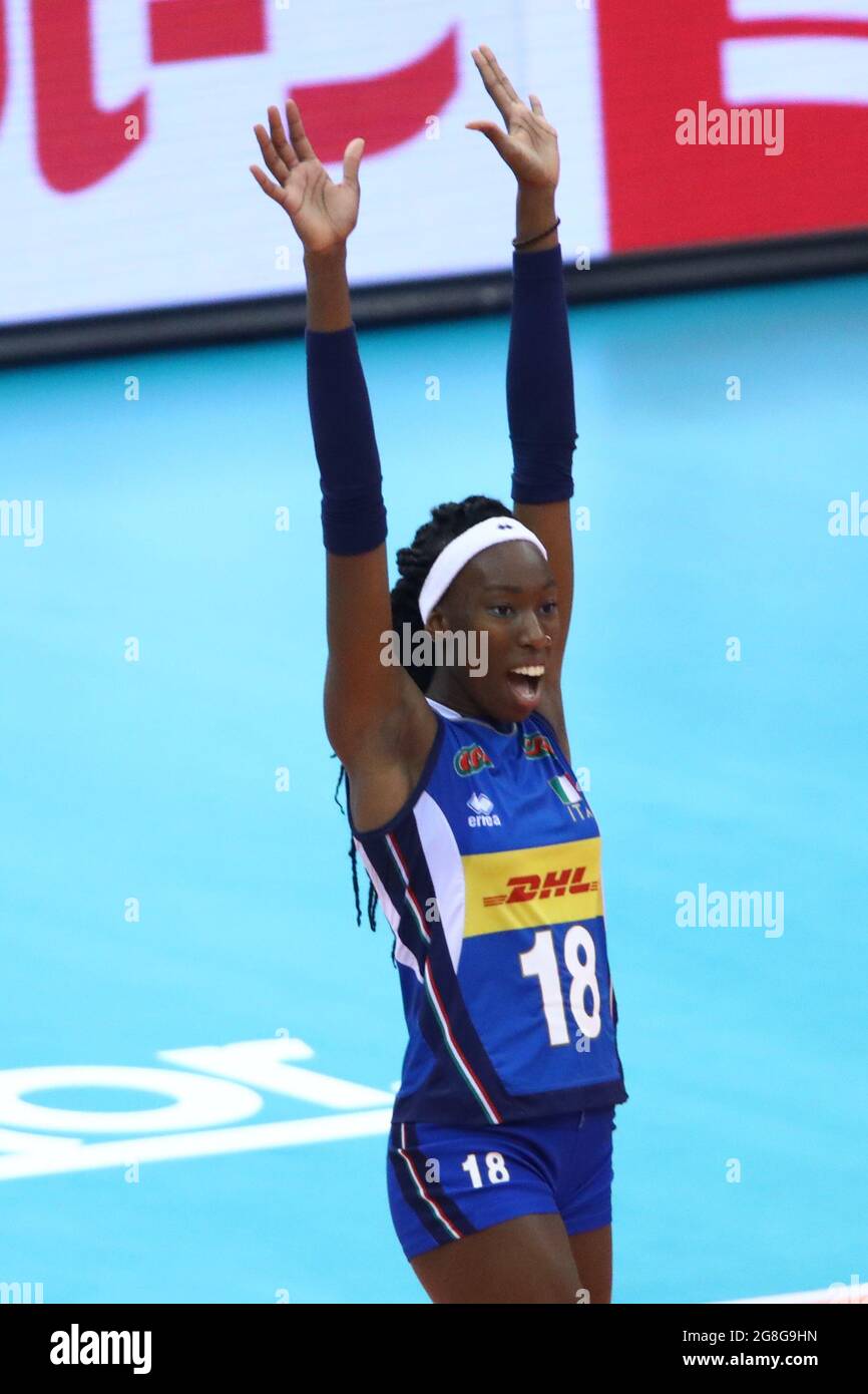 Paola Egonu Team Italy and Imoco Volley Conegliano volleyball player ...