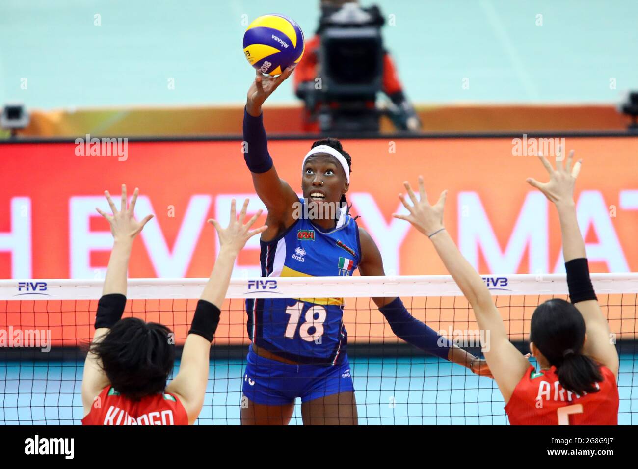 Paola Egonu Team Italy and Imoco Volley Conegliano volleyball player ...