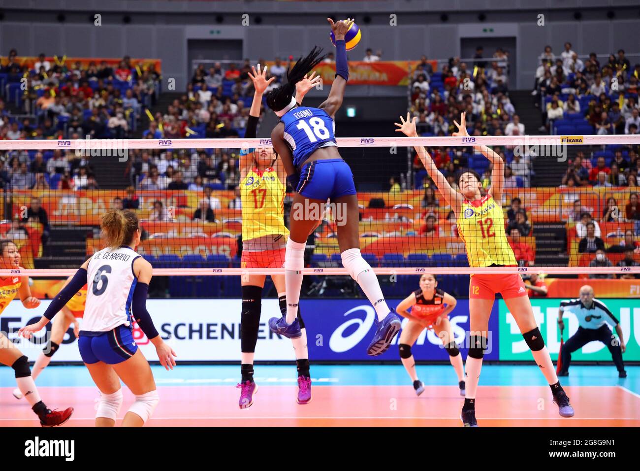 Paola Egonu Team Italy and Imoco Volley Conegliano volleyball player ...
