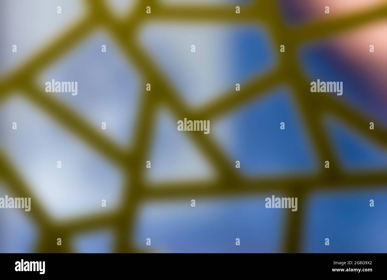 Defocused irregular pattern of white illustration metal windows ...