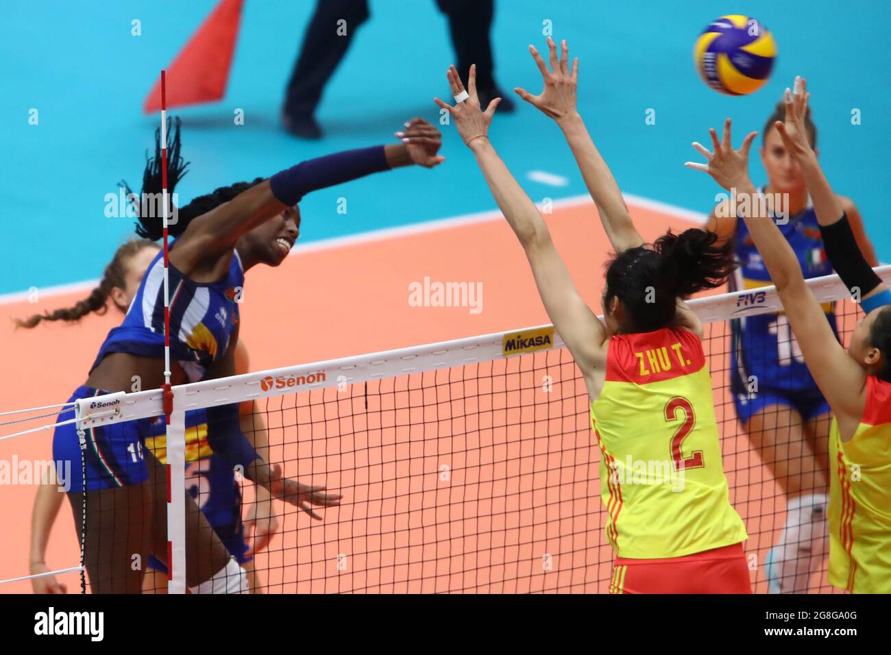 Paola Egonu Team Italy and Imoco Volley Conegliano volleyball player ...