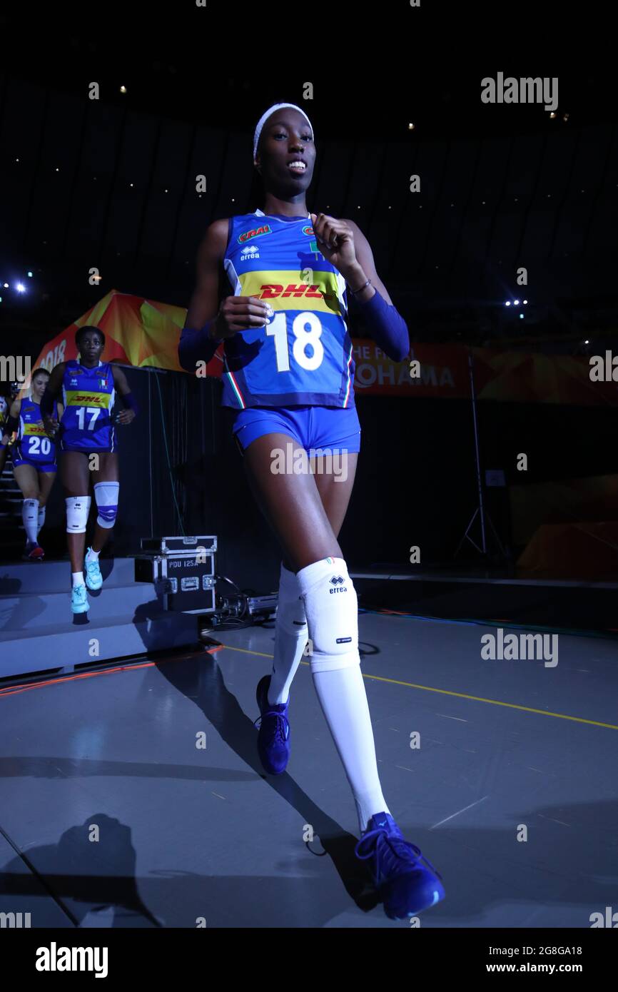 Paola Egonu Team Italy and Imoco Volley Conegliano volleyball player ...