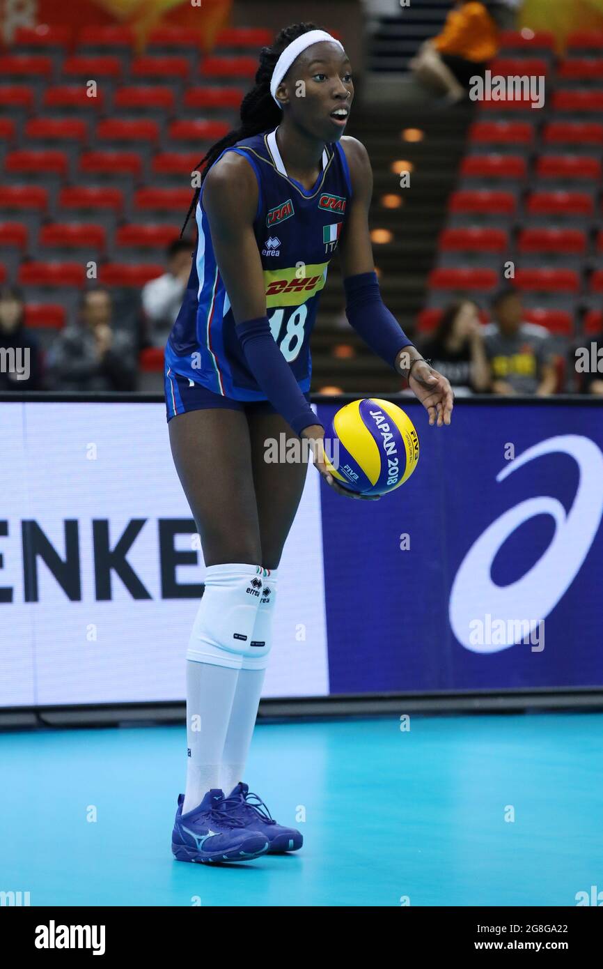 Paola Egonu Team Italy and Imoco Volley Conegliano volleyball player ...