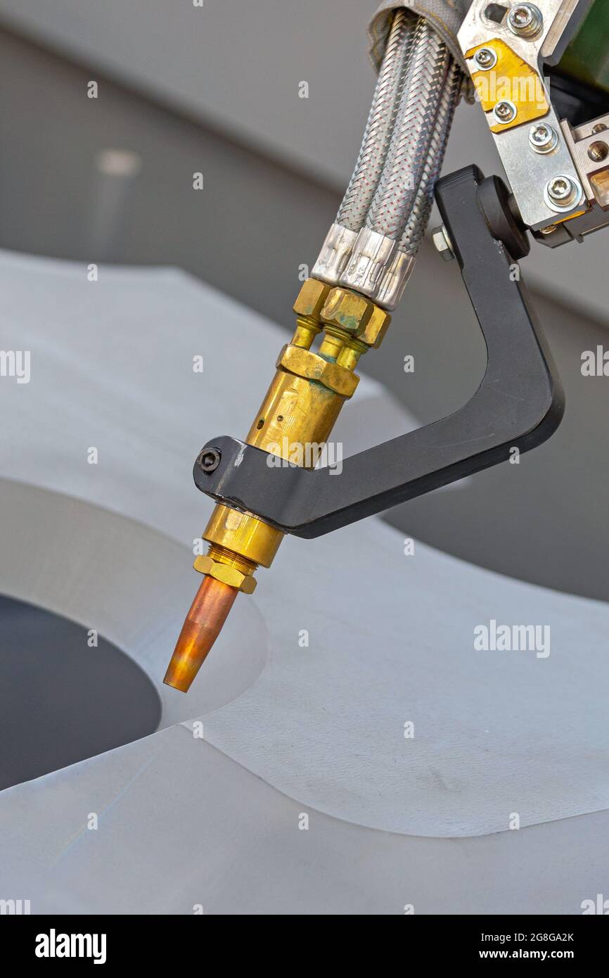 Automated Robotic Welding Arm System Factory Production Stock Photo - Alamy