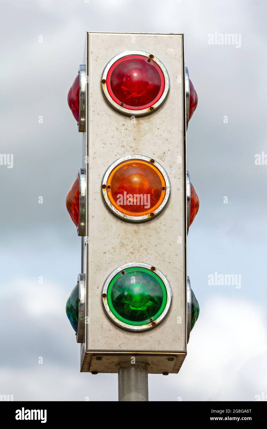 Real Traffic Light Post