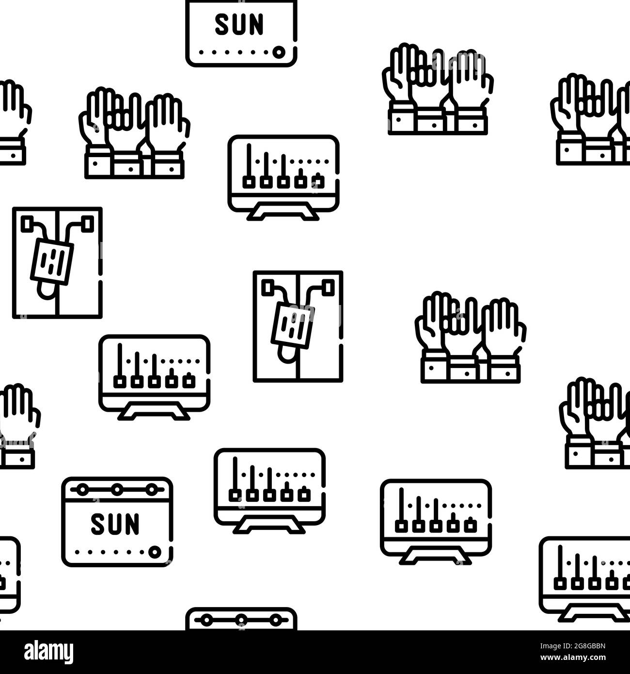 Voting And Elections Vector Seamless Pattern Stock Vector Image & Art ...