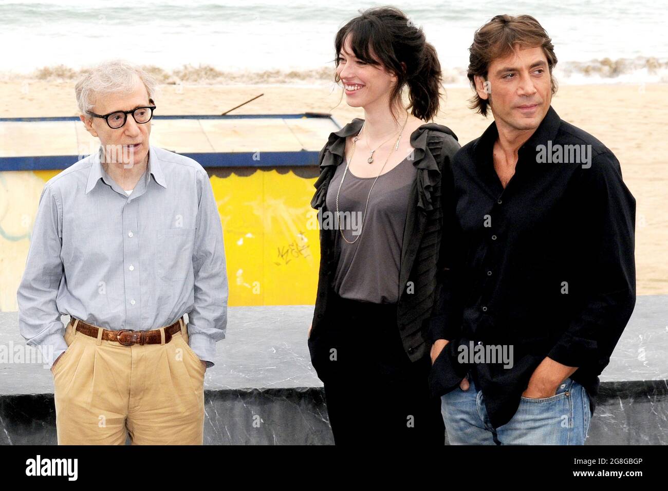 Woody Allen, Rebecca Hall and Javier Bardem at the San Sebastian ...