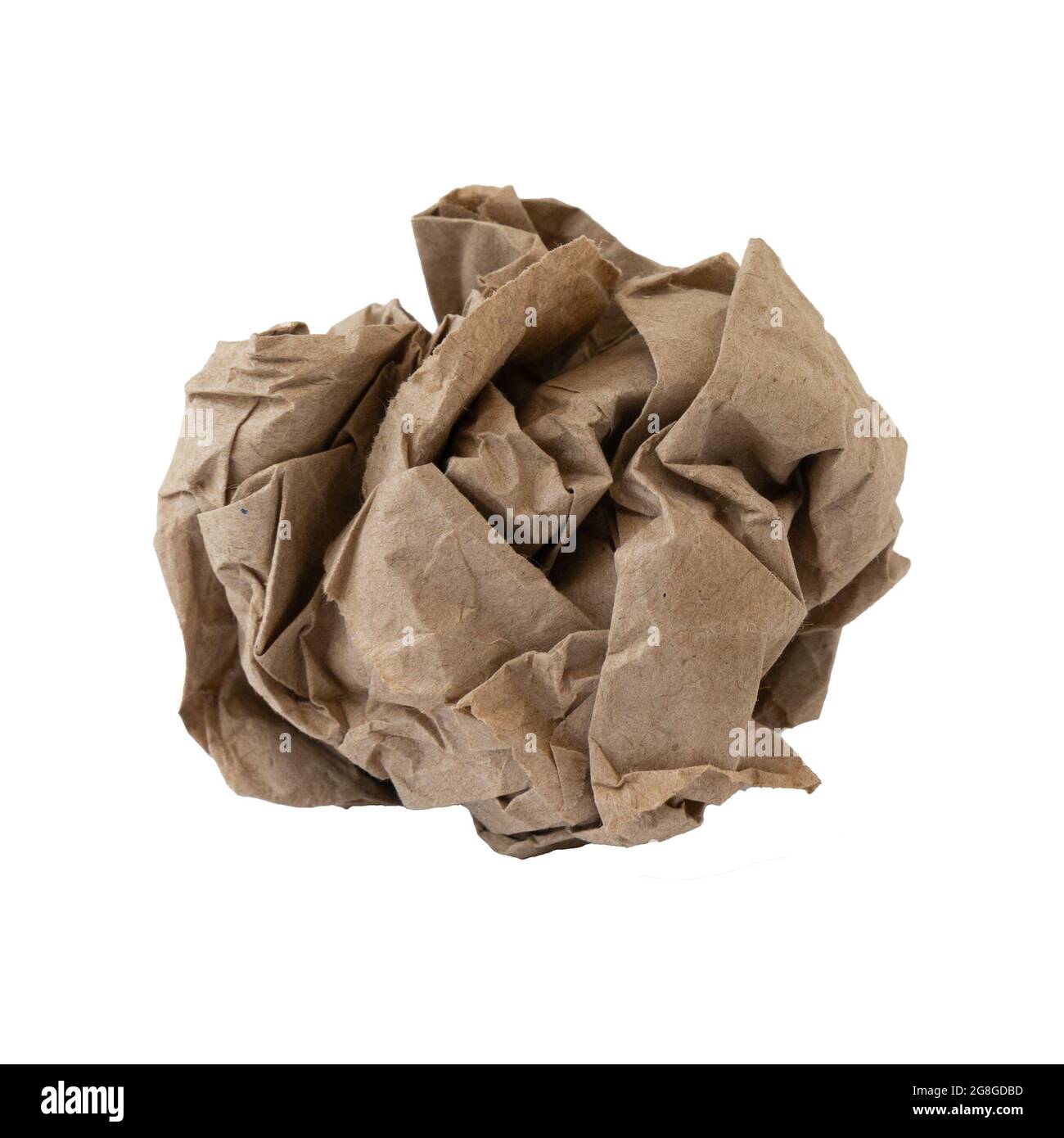 Crumbled paper texture Cut Out Stock Images & Pictures - Alamy