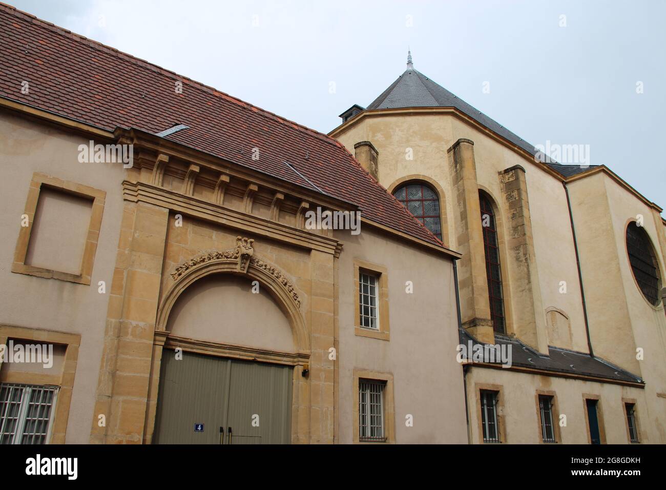 trinitaires church in metz in lorraine (france Stock Photo - Alamy