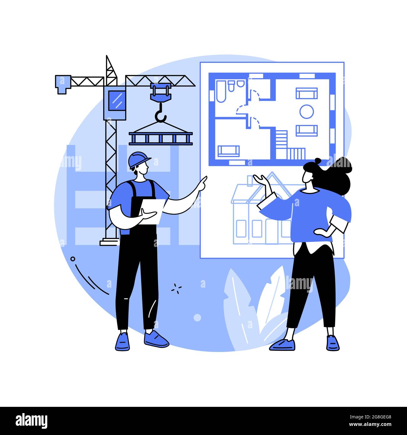 Real estate development abstract concept vector illustration Stock ...