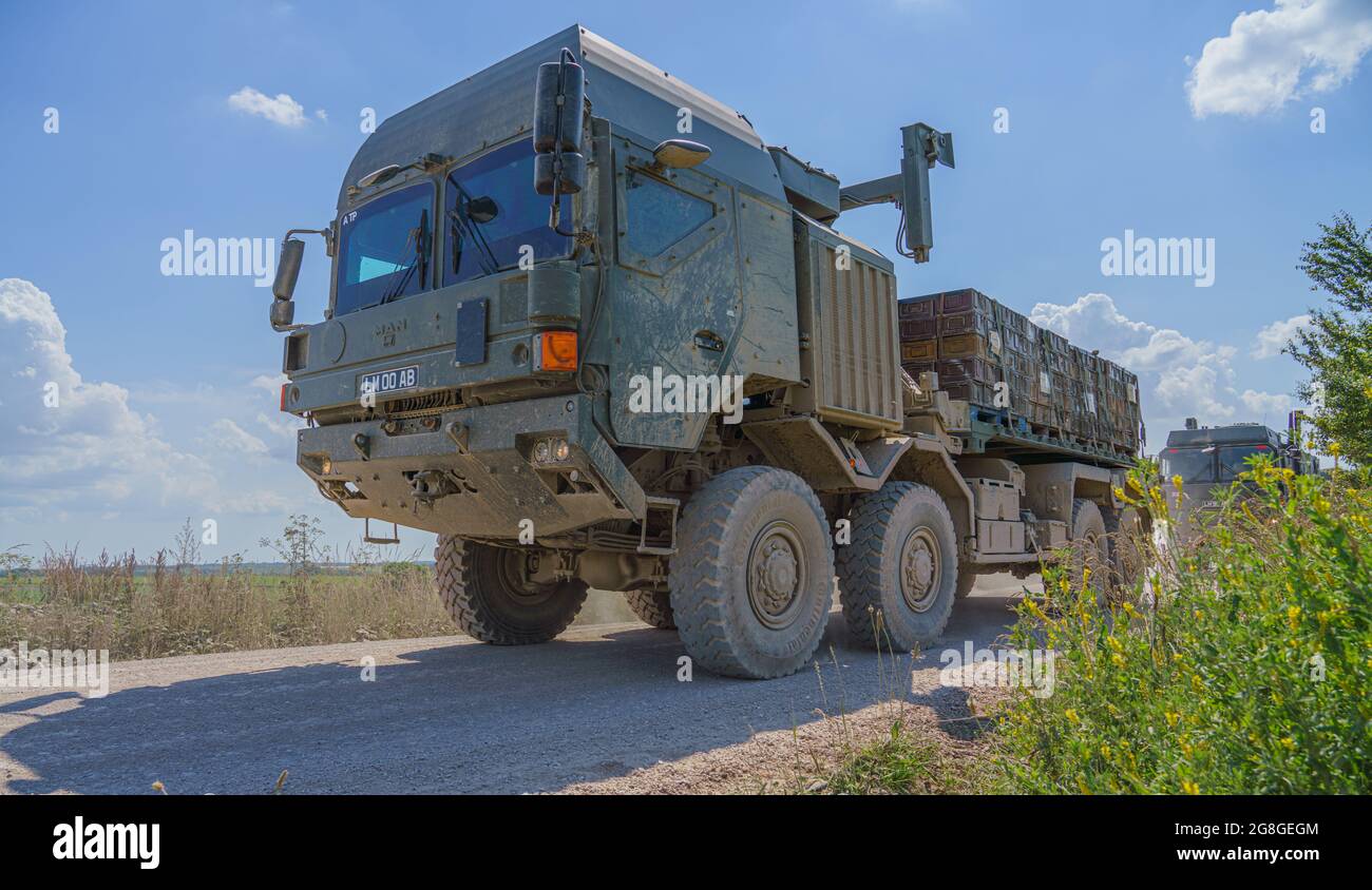 British army MAN SV 8x8 Enhanced Pallet Load System (EPLS) that is ...