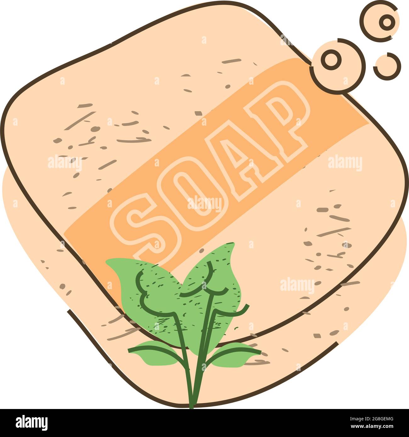 Handmade soap natural Stock Vector Images - Alamy