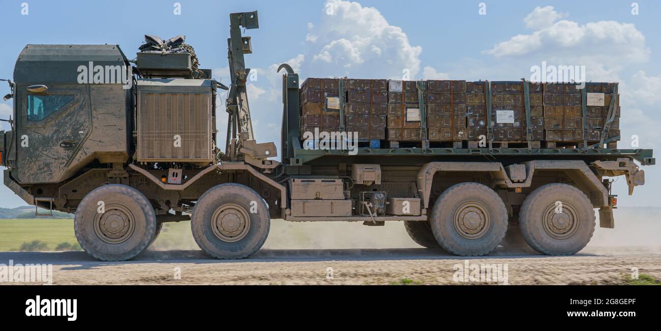 British army MAN SV 8x8 Enhanced Pallet Load System (EPLS) that is ...