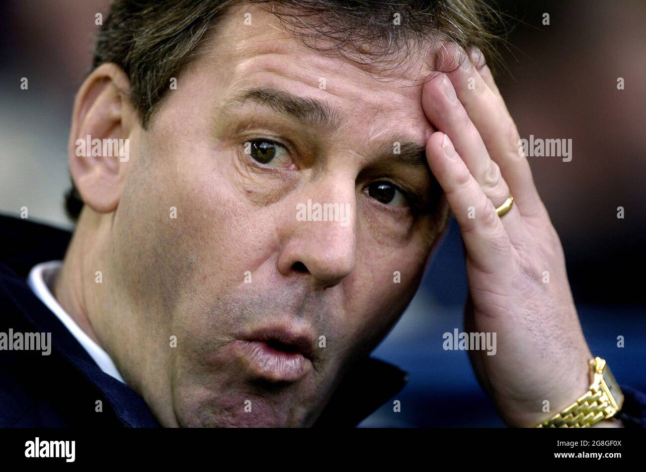 West Bromwich Albion football manager Bryan Robson Stock Photo - Alamy