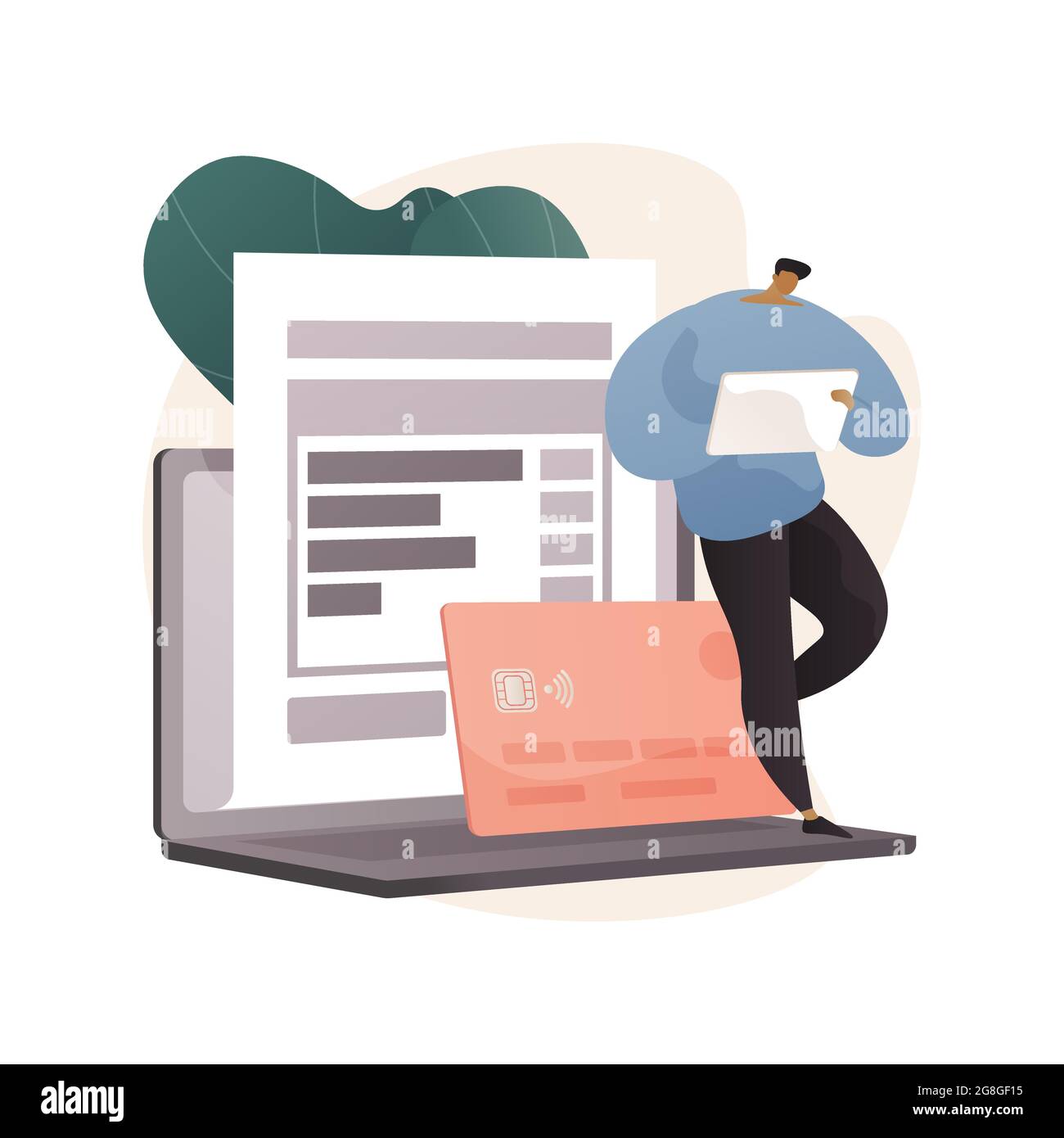 E-invoicing abstract concept vector illustration Stock Vector Image ...