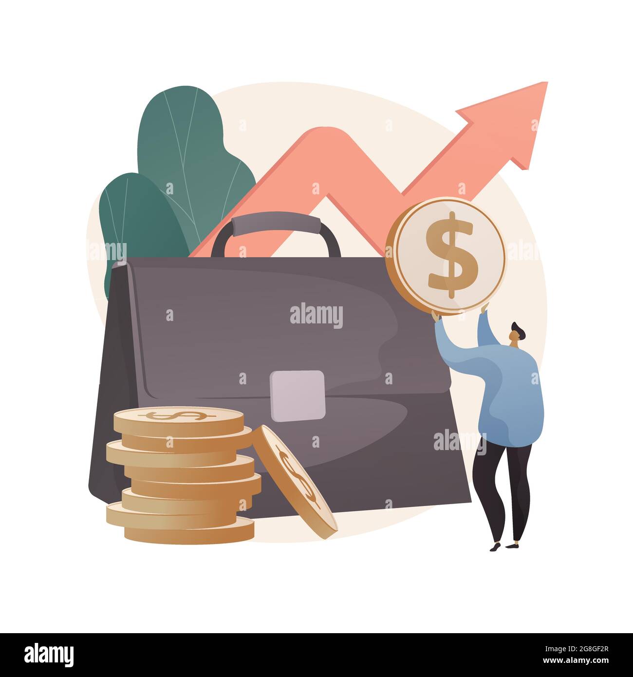 Investment abstract concept vector illustration Stock Vector Image ...