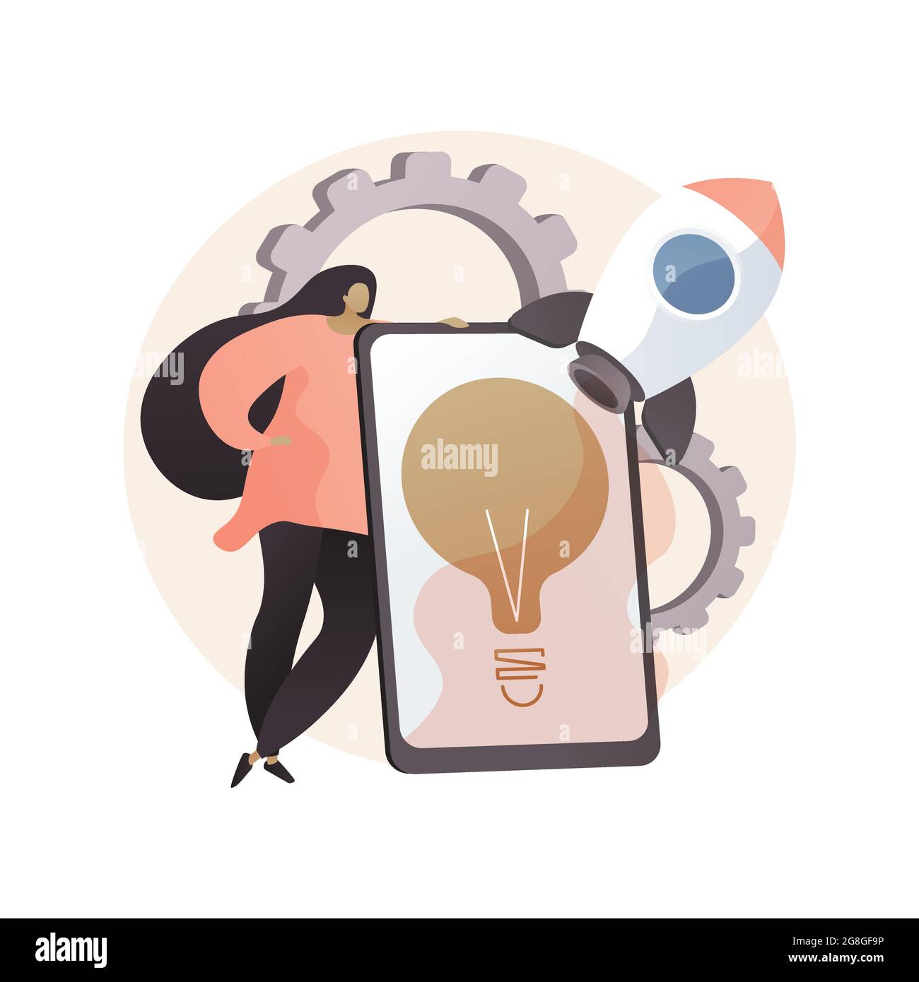 Idea management abstract concept vector illustration Stock Vector Image ...