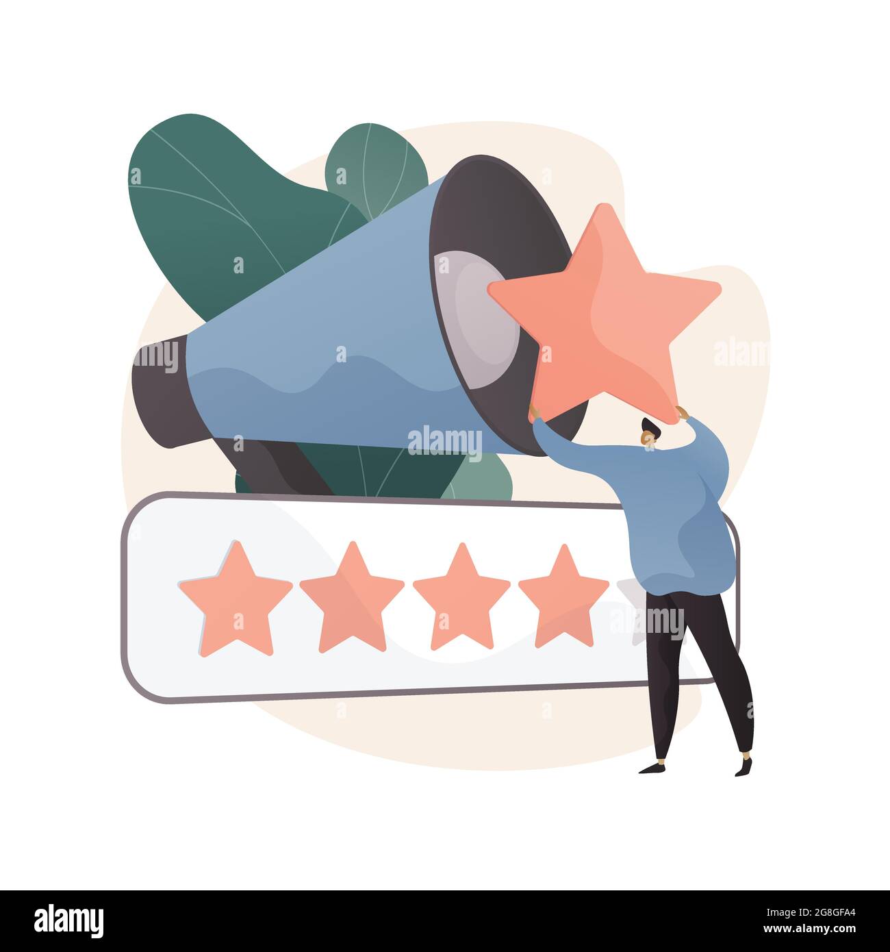 Rating abstract concept vector illustration Stock Vector Image & Art ...