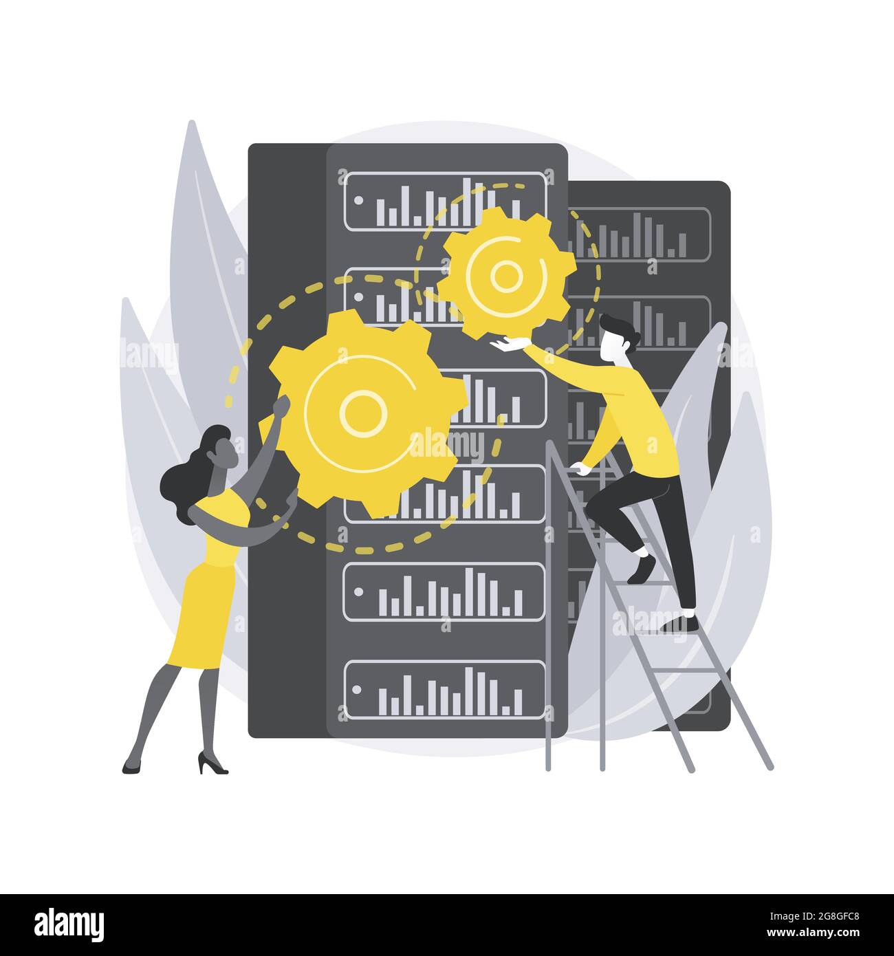 Data storytelling design Stock Vector Images - Alamy