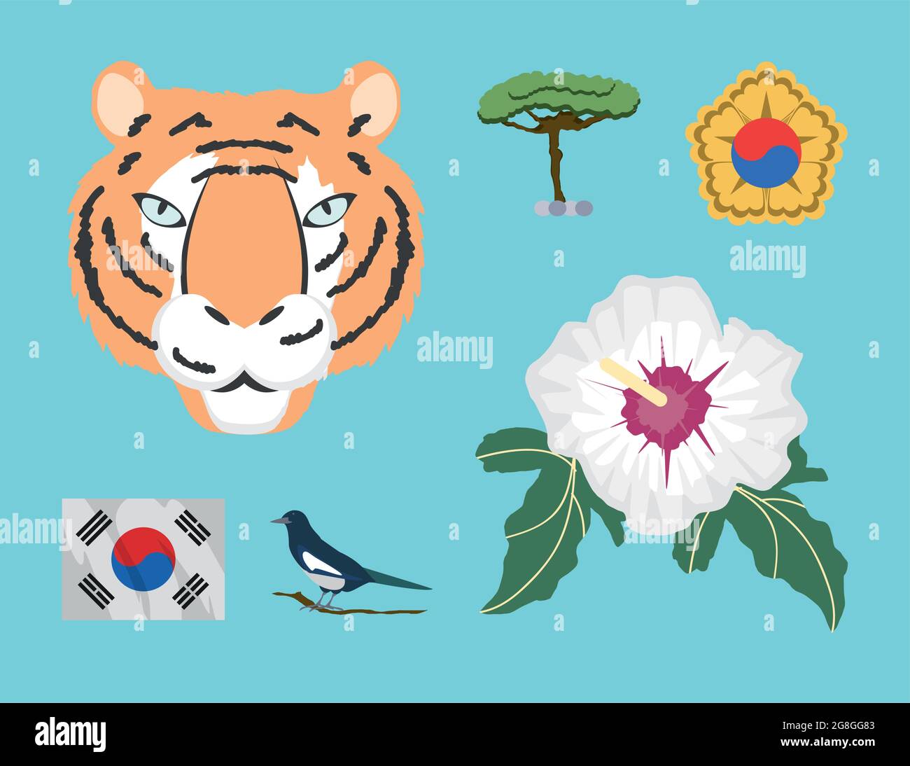 korean icon set Stock Vector Image & Art - Alamy