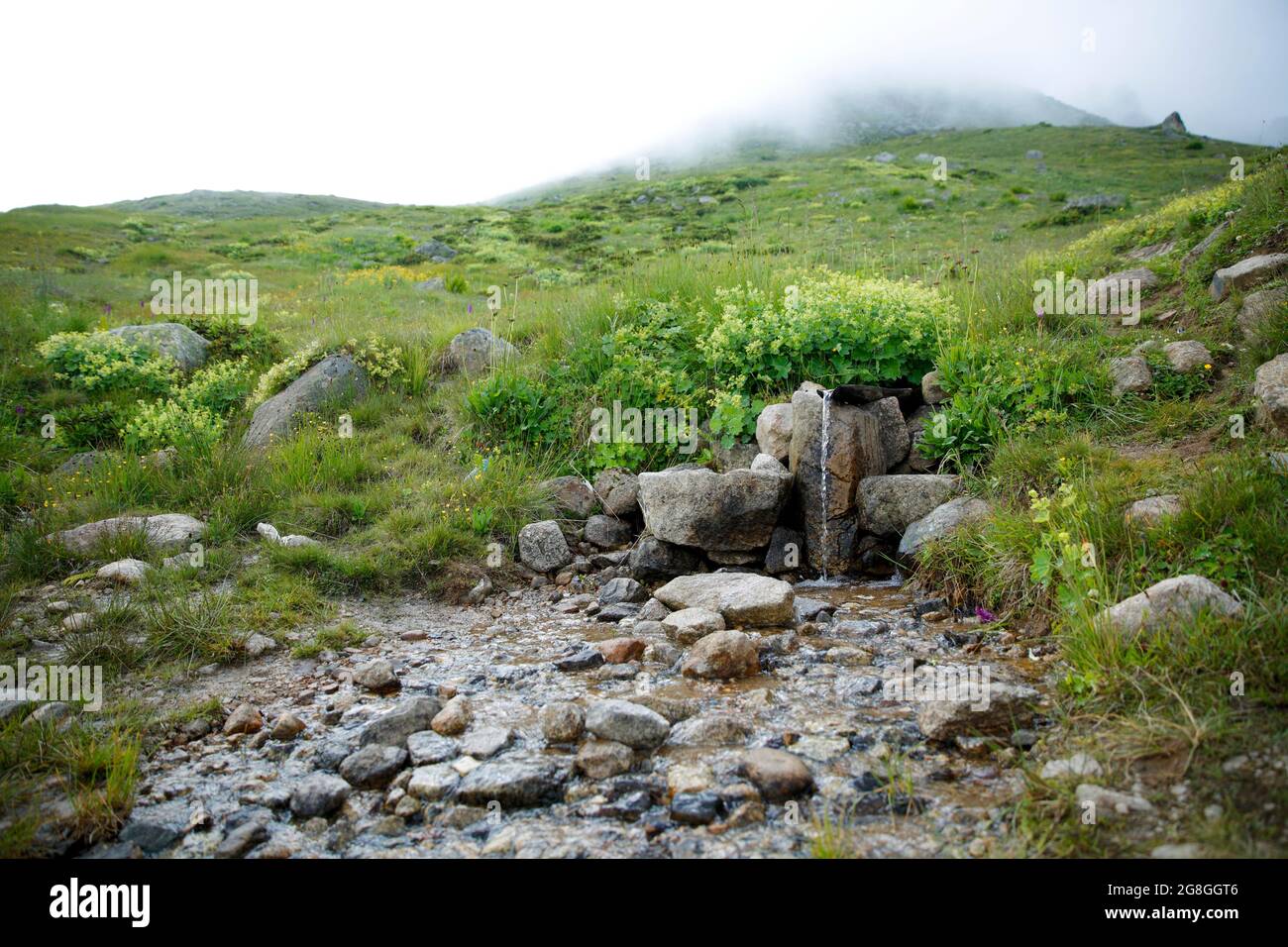 Black Sea, Rize Natural Water Fountain, Turkey, View Stock Photo - Alamy