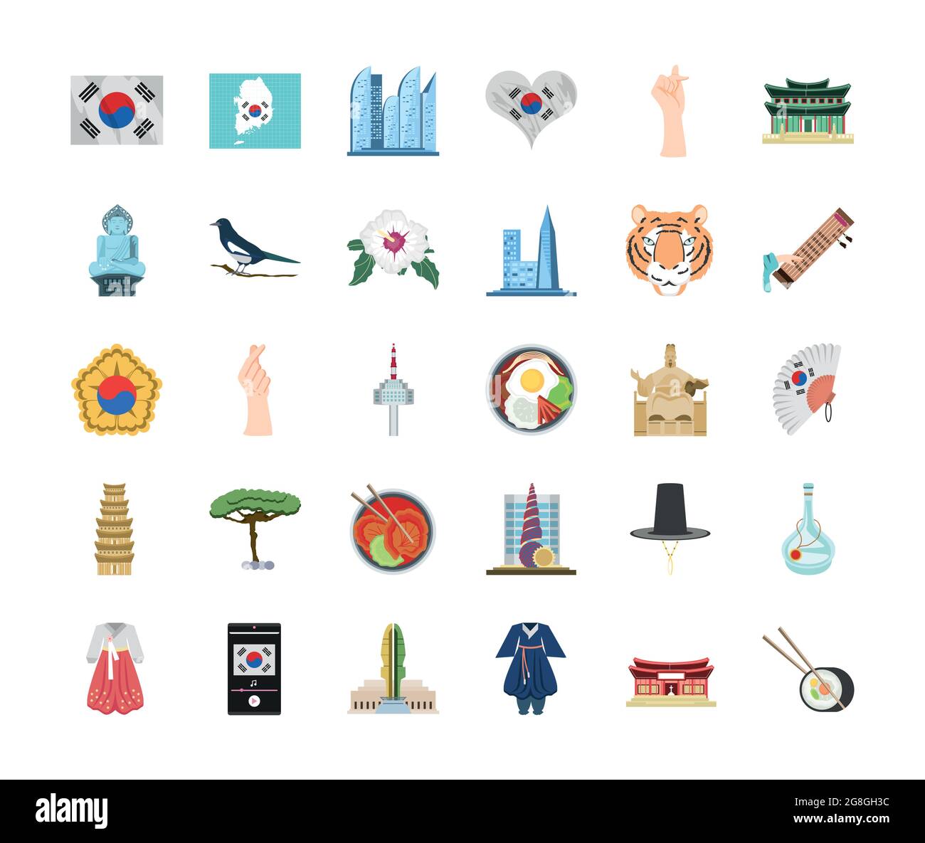 korean culture traditional Stock Vector Image & Art - Alamy