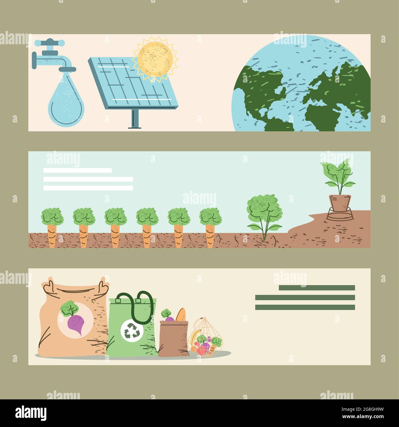 eco and environmentally banner Stock Vector Image & Art - Alamy