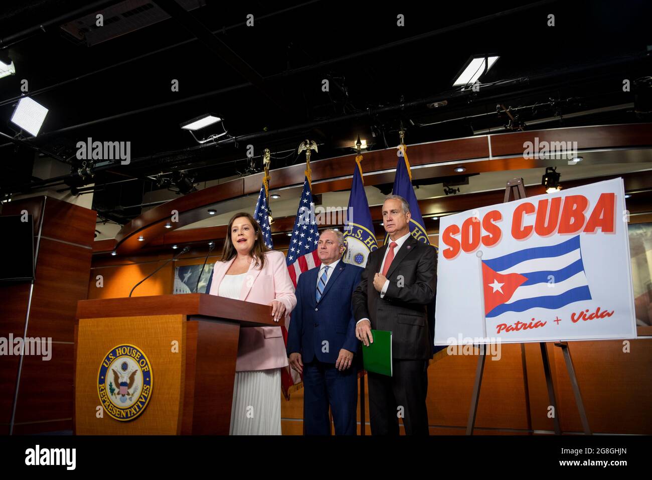 House Republican Conference Chair Elise Stefanik (Republican of New ...