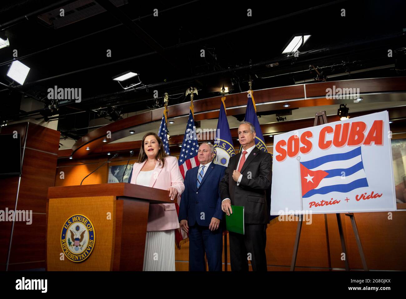 House Republican Conference Chair Elise Stefanik (Republican of New ...