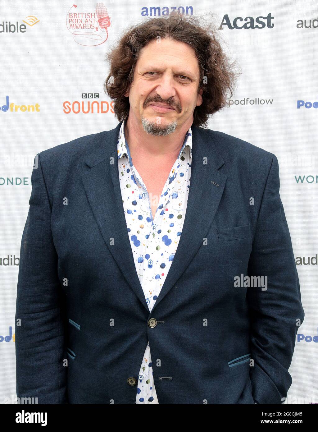 Jul 10, 2021 - London, England, UK - British Podcast Awards 2021, red ...