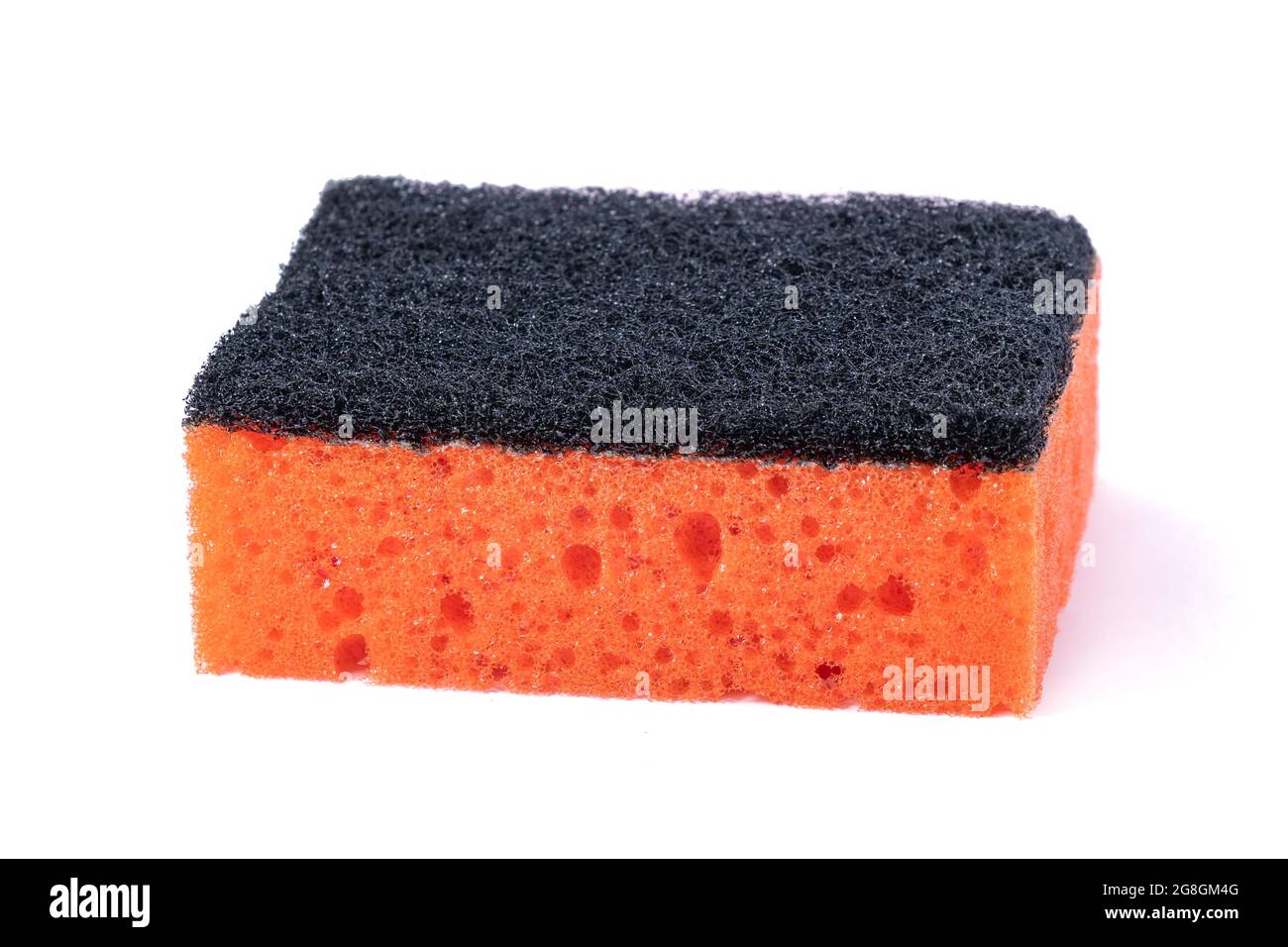 Kitchen sponge asolated on a white background. Object Stock Photo - Alamy