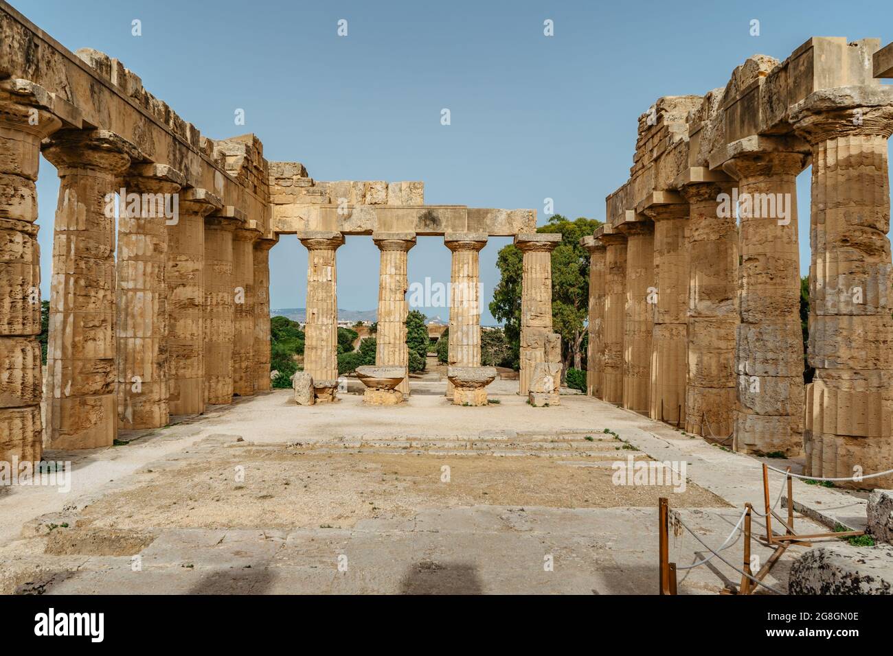 The Temple of Hera at Selinunte Archaeological Park,Sicily,Italy.Ruins ...