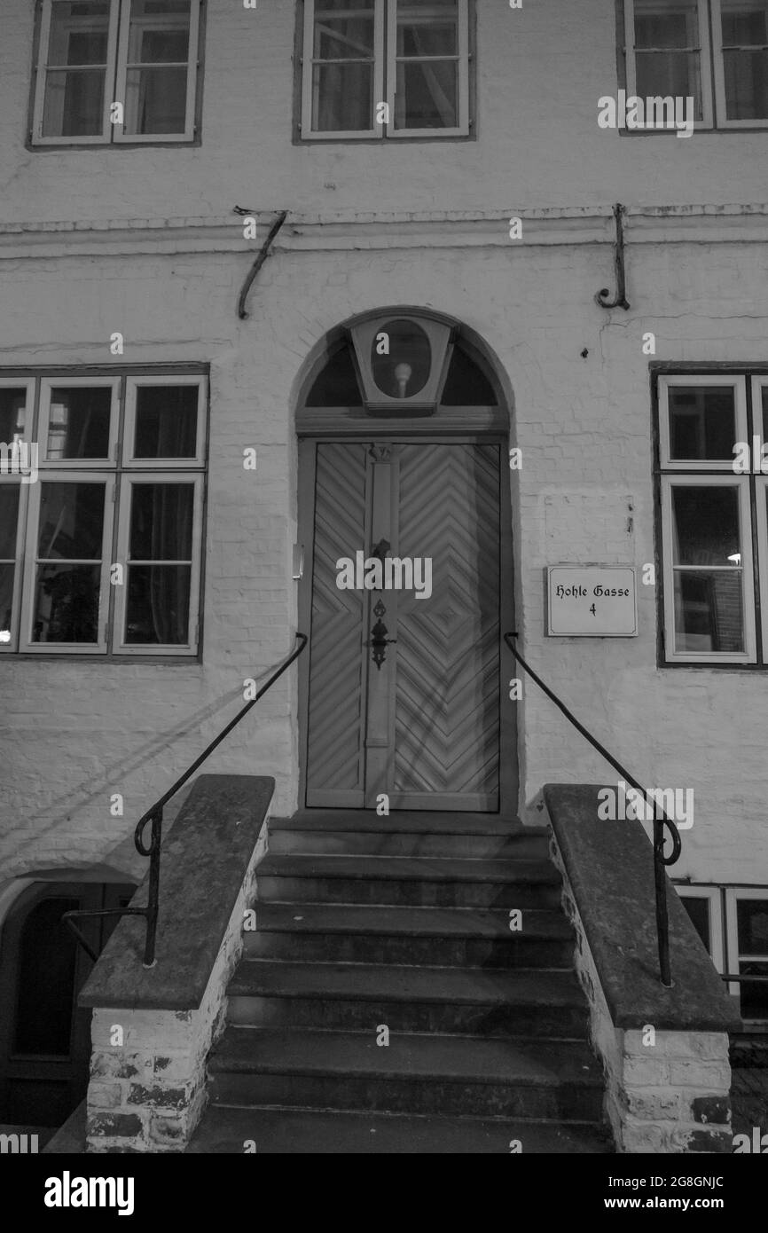 the city of husum at the north sea Stock Photo - Alamy