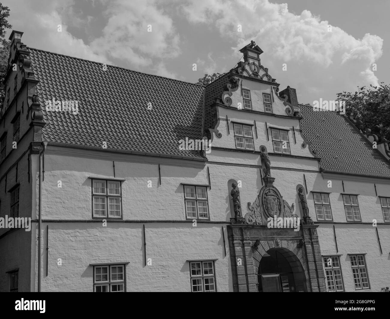 the city of husum at the north sea Stock Photo - Alamy