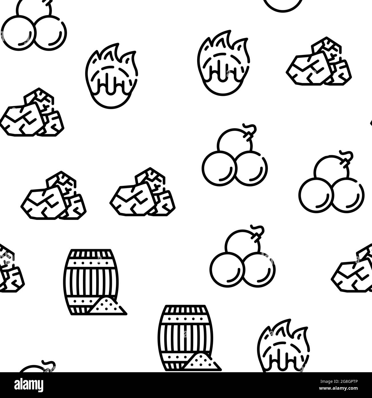 Siege Engine Catapult Vector Seamless Pattern Stock Vector Image & Art ...