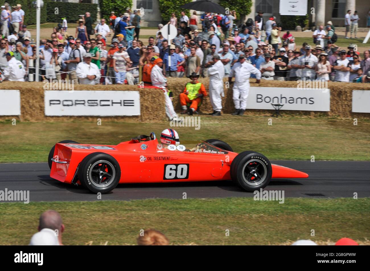 Lotus 56 gas turbine-powered four-wheel-driven racing car at the ...