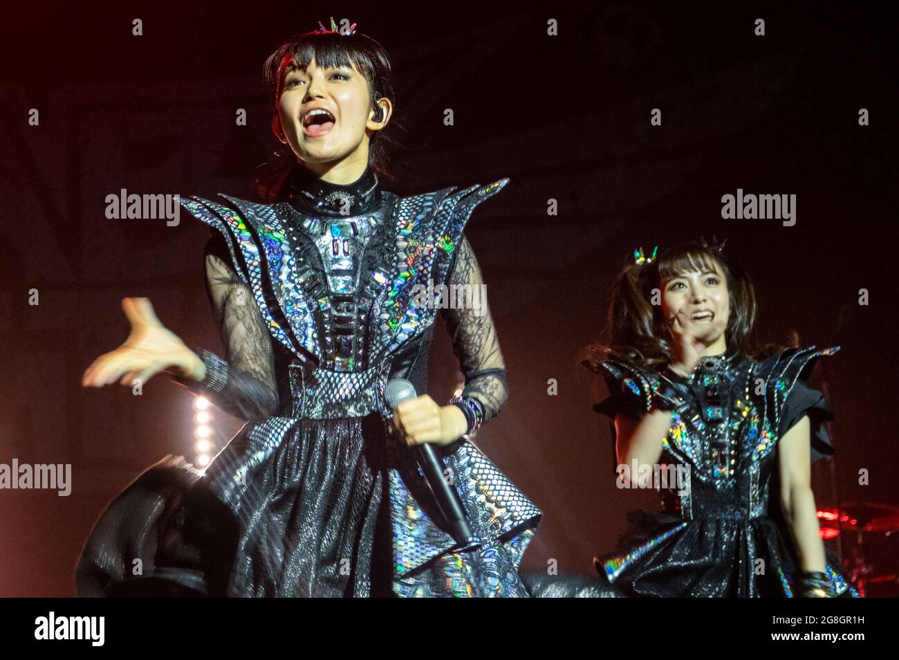 Japanese kawaii metal band BabyMetal live in concert at London's ...