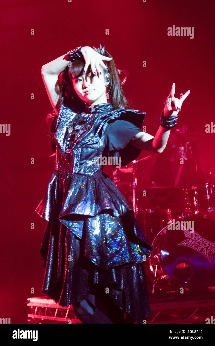 Japanese kawaii metal band BabyMetal live in concert at London's ...