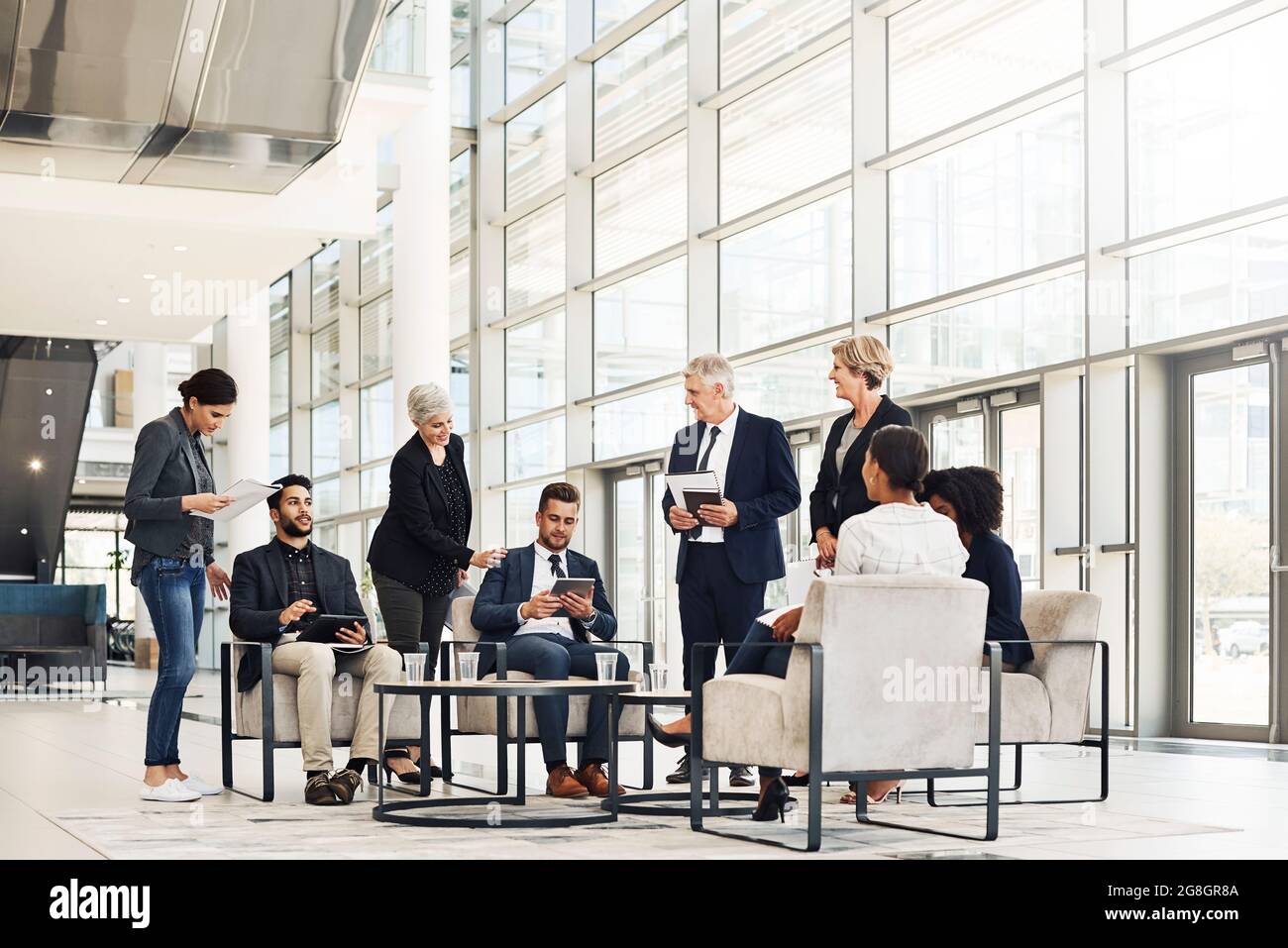 We work so well together Stock Photo - Alamy